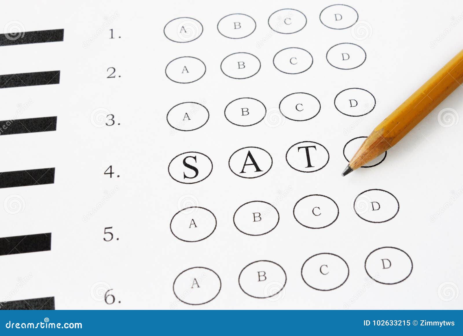 SAT multiple choice stock image. Image of multiple, high - 102633215