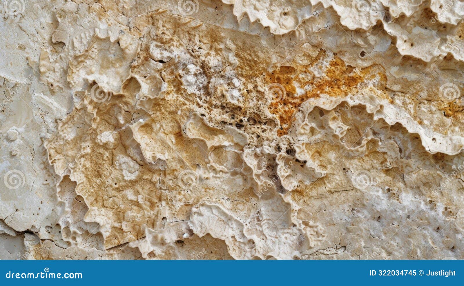 In This Closeup Multiple Rough Limestone Surfaces Are Fused Together ...