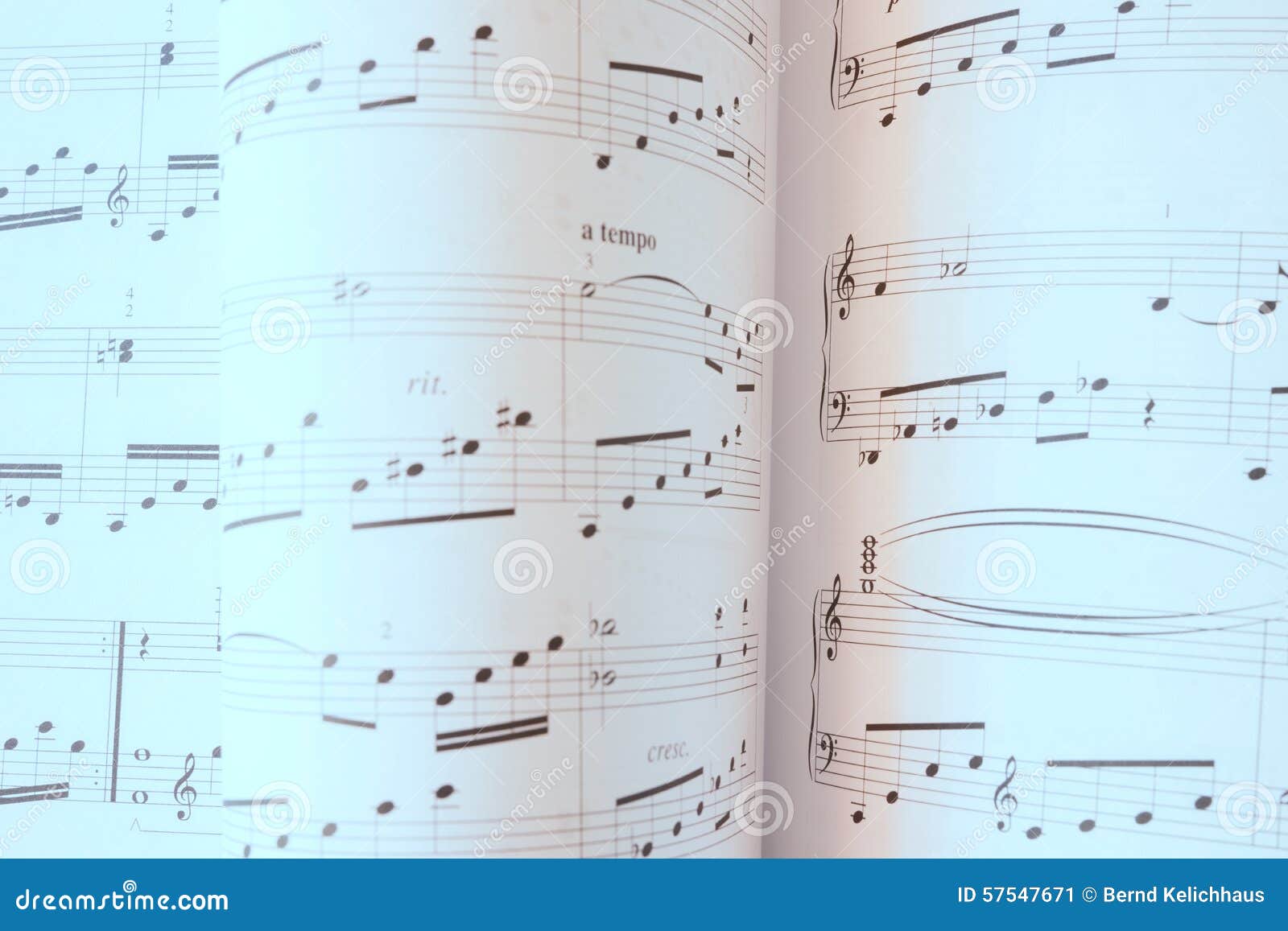 Closeup of musical notes stock image. Image of horizontal - 57547671