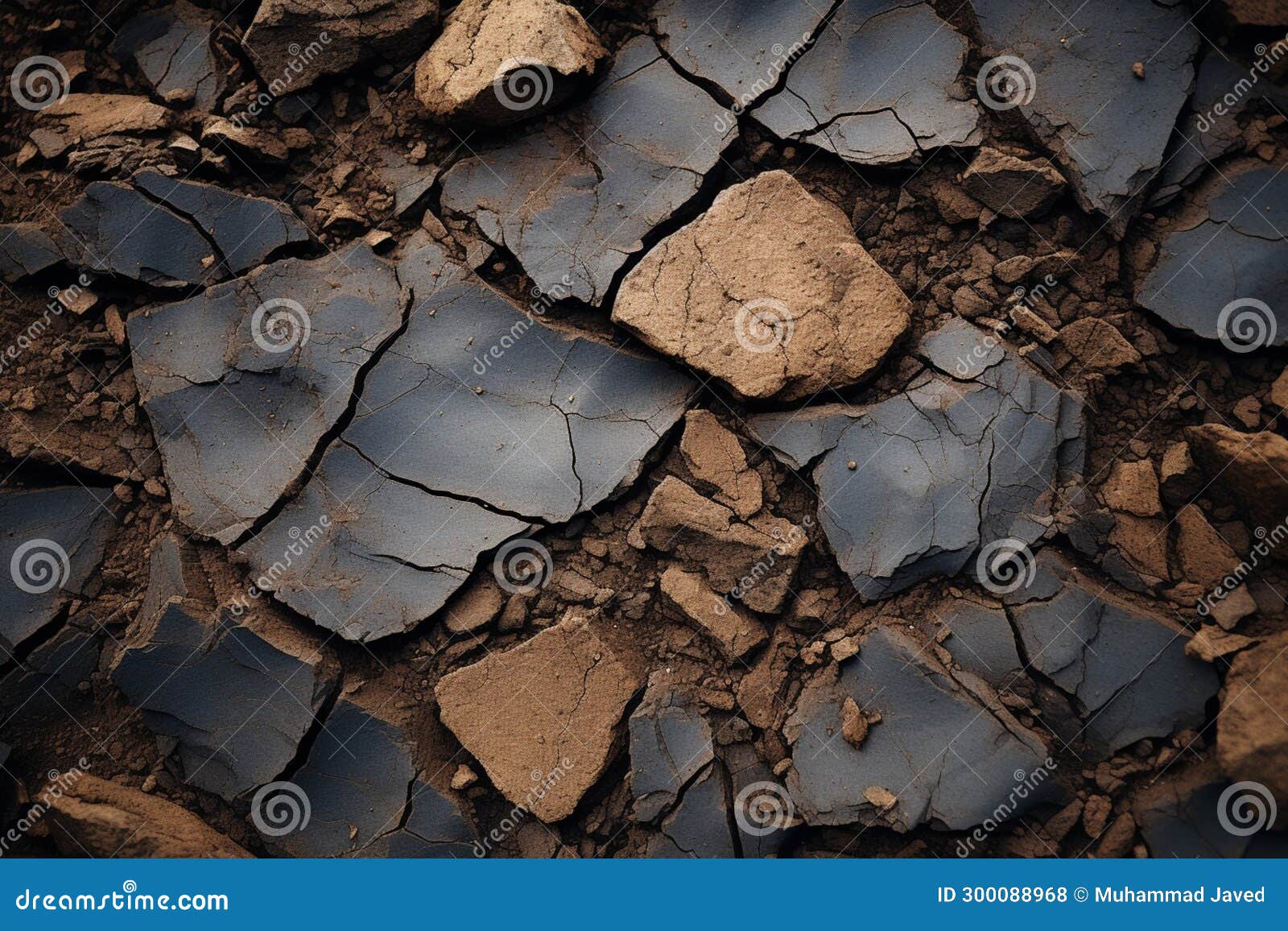 Closeup of Natural Stone Patterned Soil Texture Stock Illustration ...