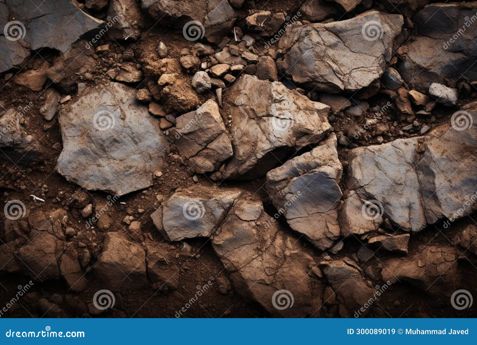 Closeup of Natural Stone Patterned Soil Texture Stock Illustration ...