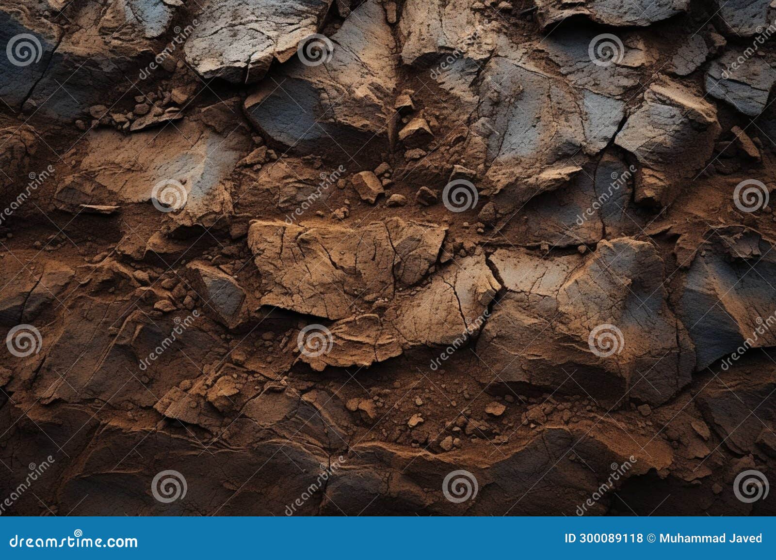 Closeup of Natural Stone Patterned Soil Texture Stock Illustration ...