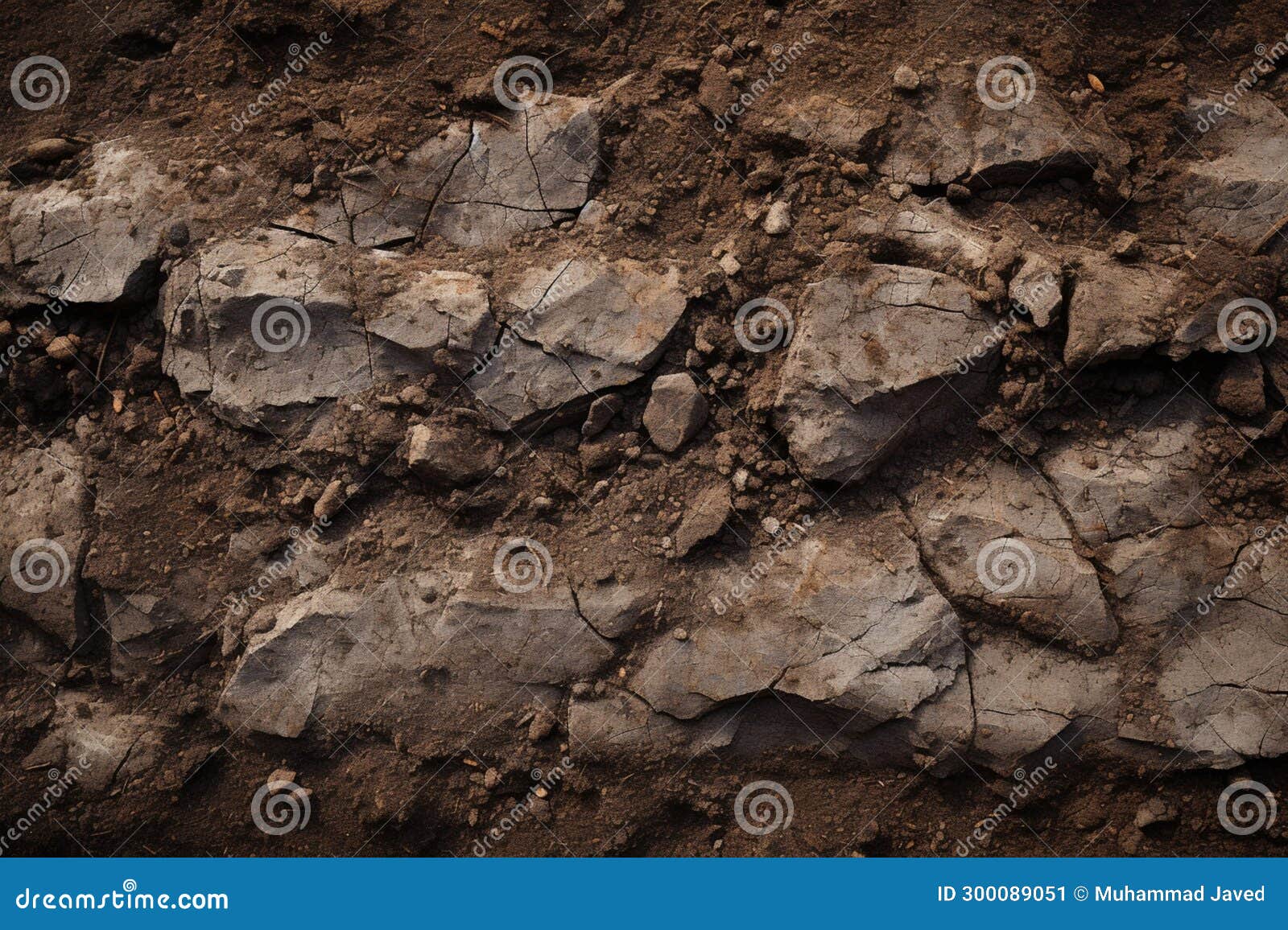 Closeup of Natural Stone Patterned Soil Texture Stock Illustration ...