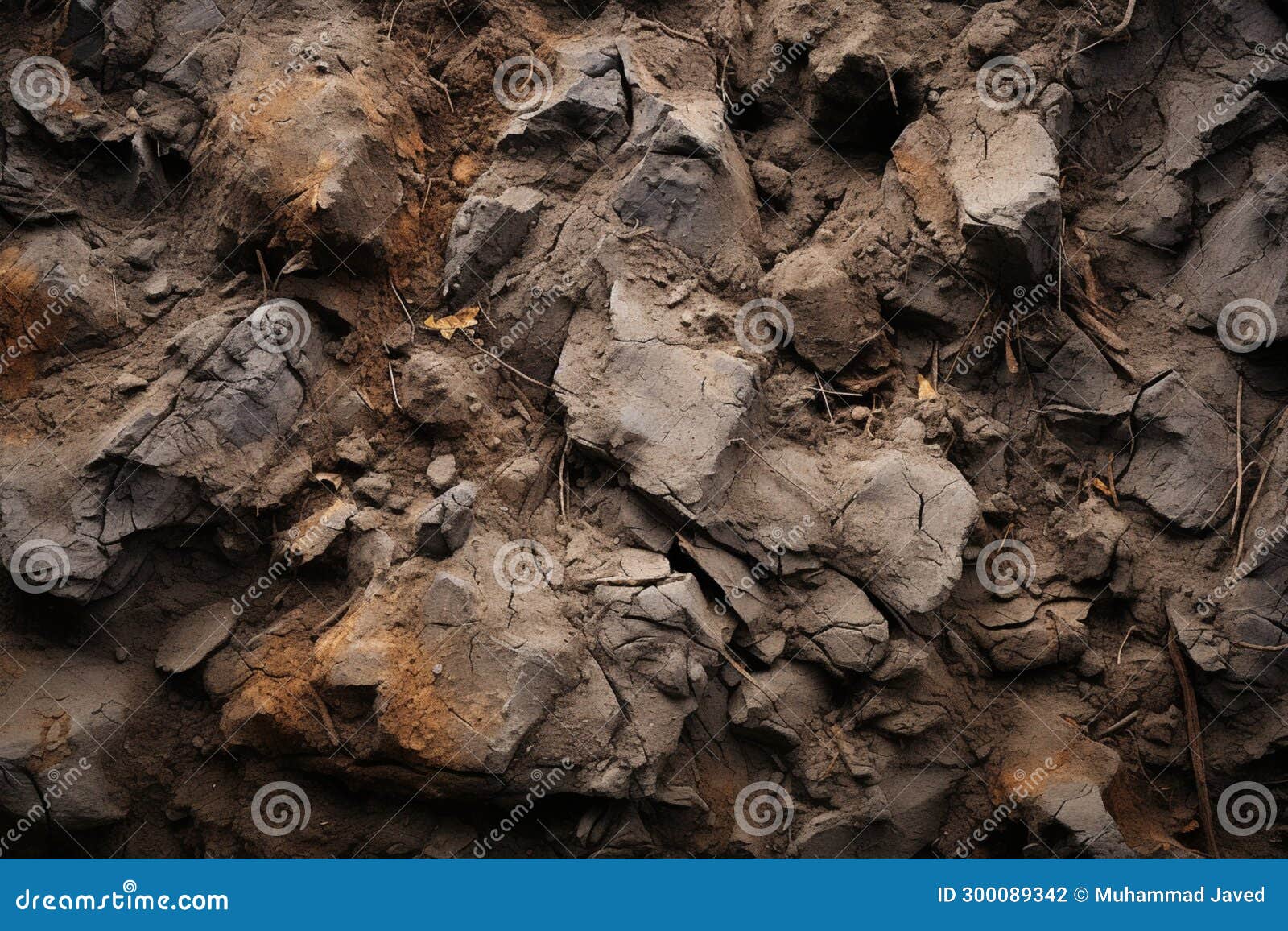 Closeup of Natural Stone Patterned Soil Texture Stock Illustration ...