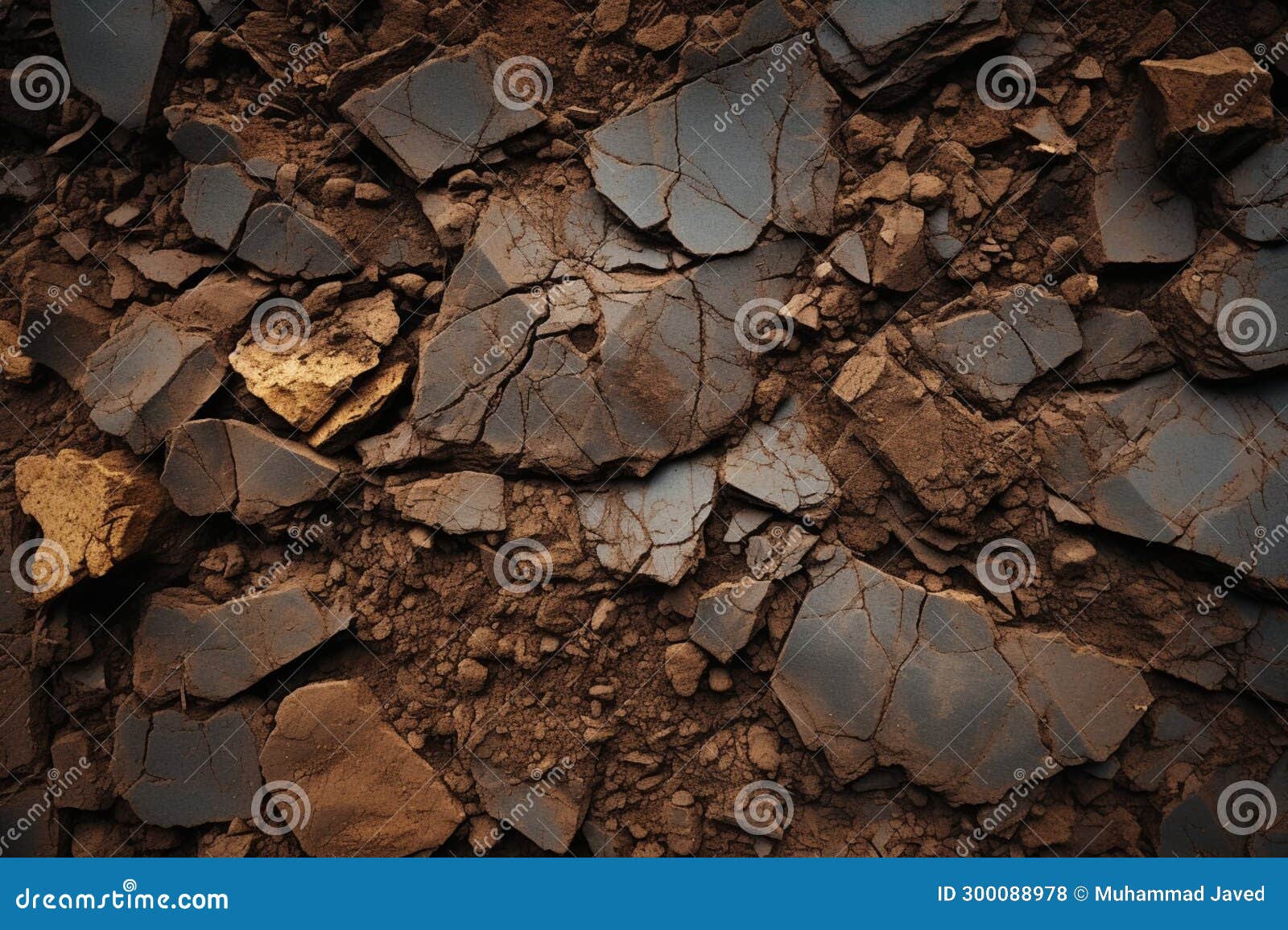 Closeup of Natural Stone Patterned Soil Texture Stock Illustration ...