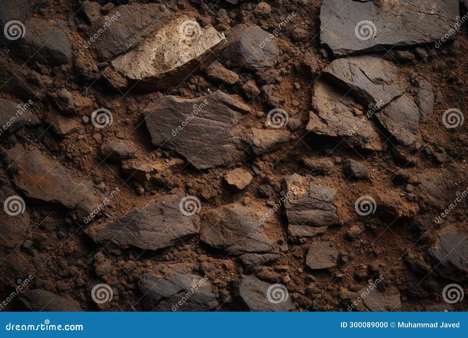 Closeup of Natural Stone Patterned Soil Texture Stock Illustration ...
