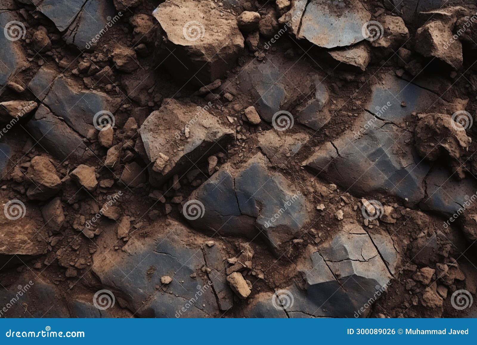 Closeup of Natural Stone Patterned Soil Texture Stock Illustration ...