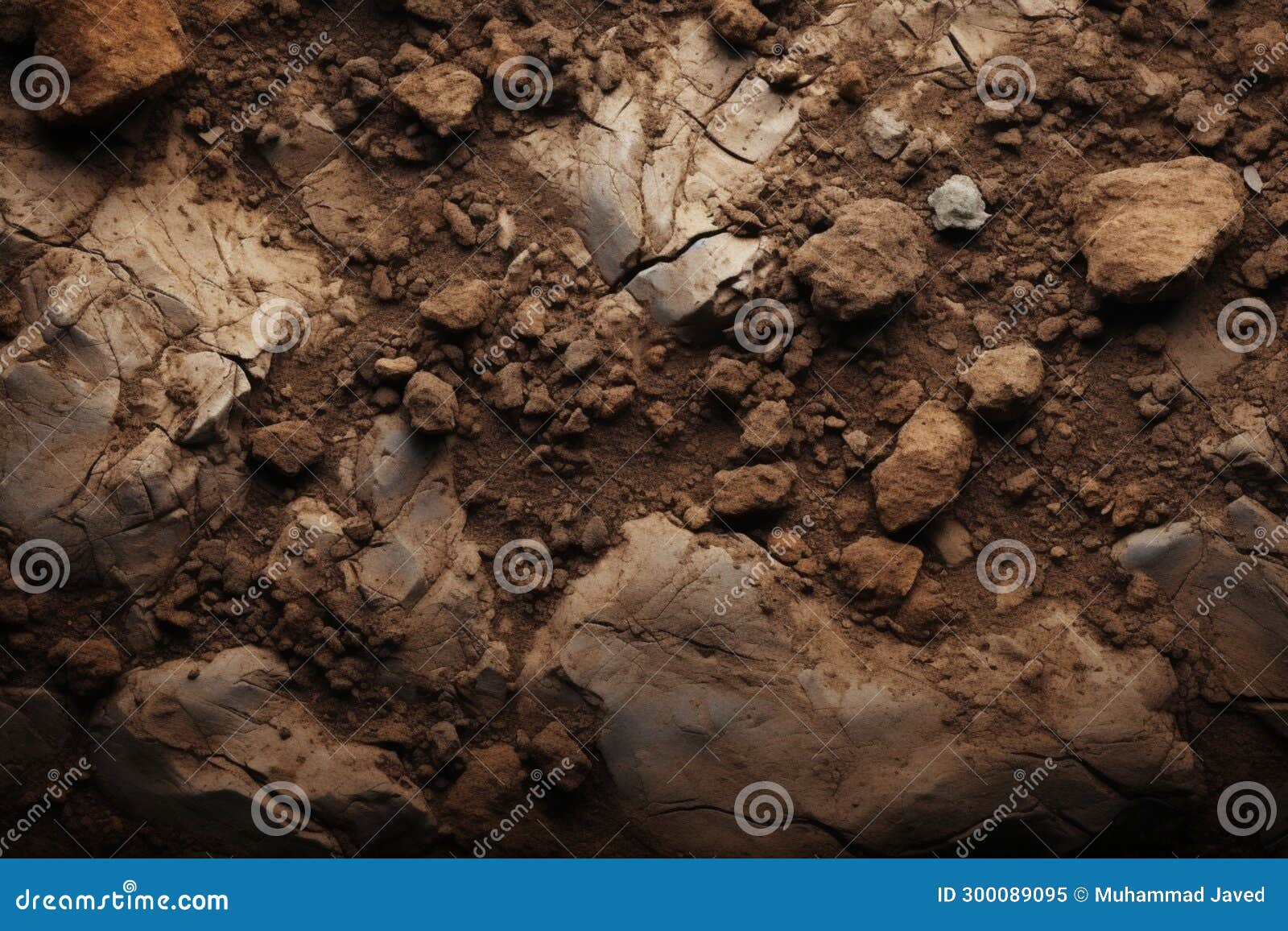 Closeup of Natural Stone Patterned Soil Texture Stock Illustration ...