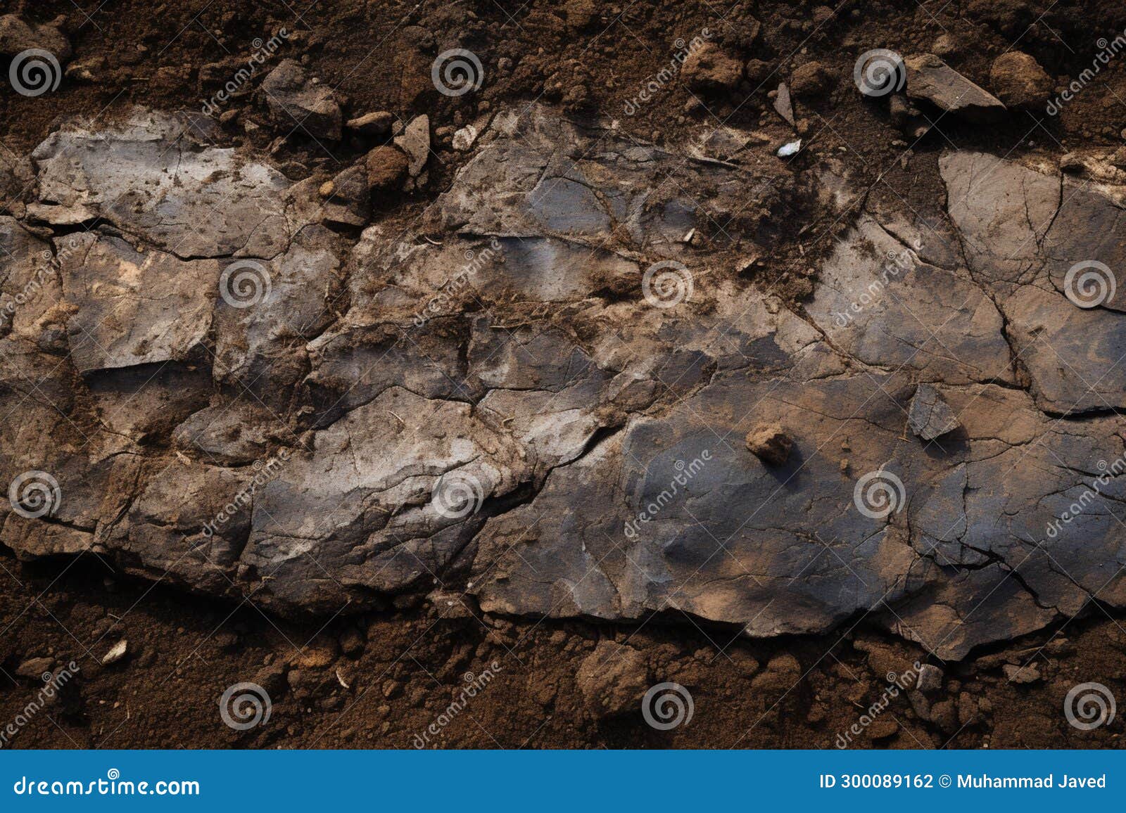 Closeup of Natural Stone Patterned Soil Texture Stock Illustration ...
