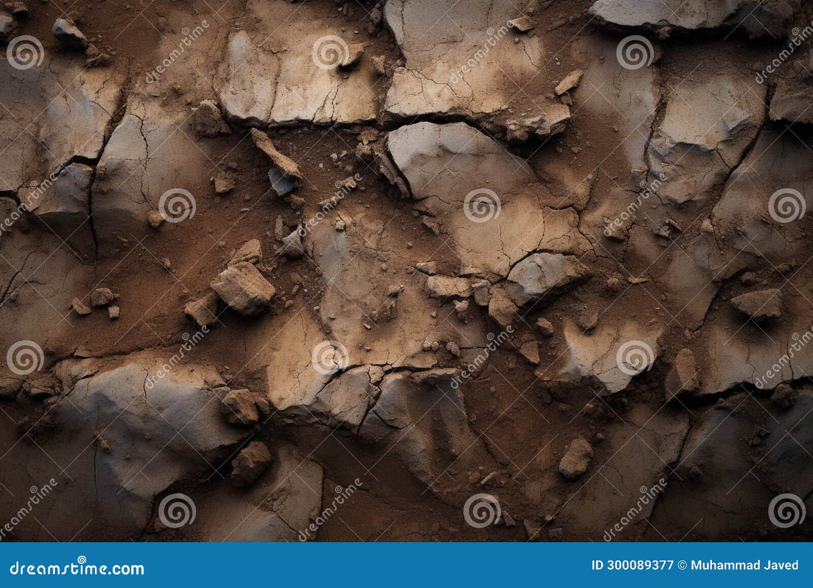Closeup of Natural Stone Patterned Soil Texture Stock Illustration ...