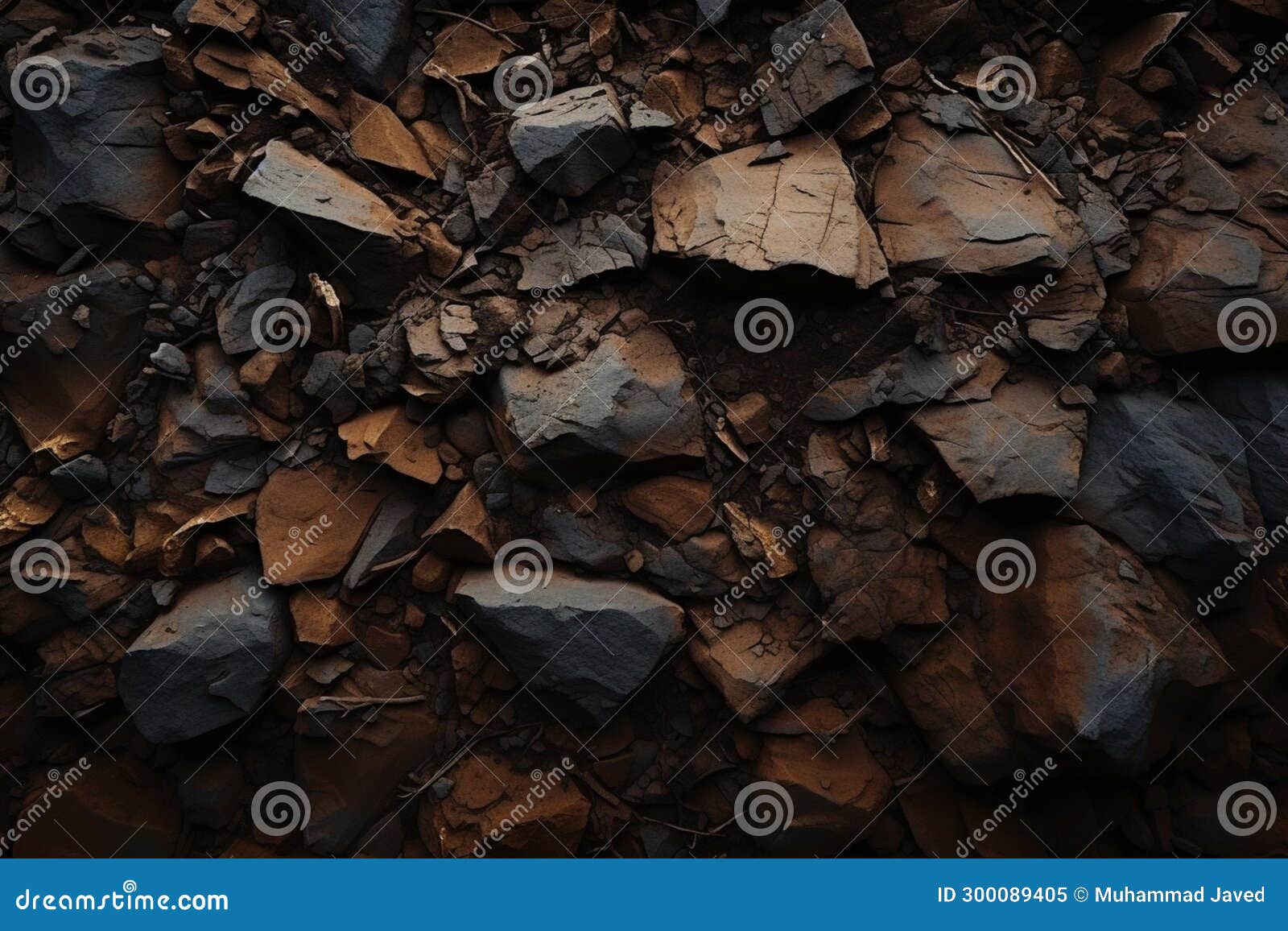 Closeup of Natural Stone Patterned Soil Texture Stock Illustration ...