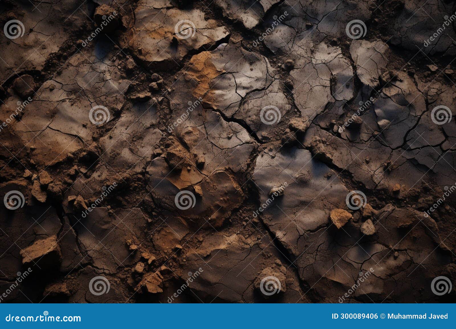 Closeup of Natural Stone Patterned Soil Texture Stock Illustration ...