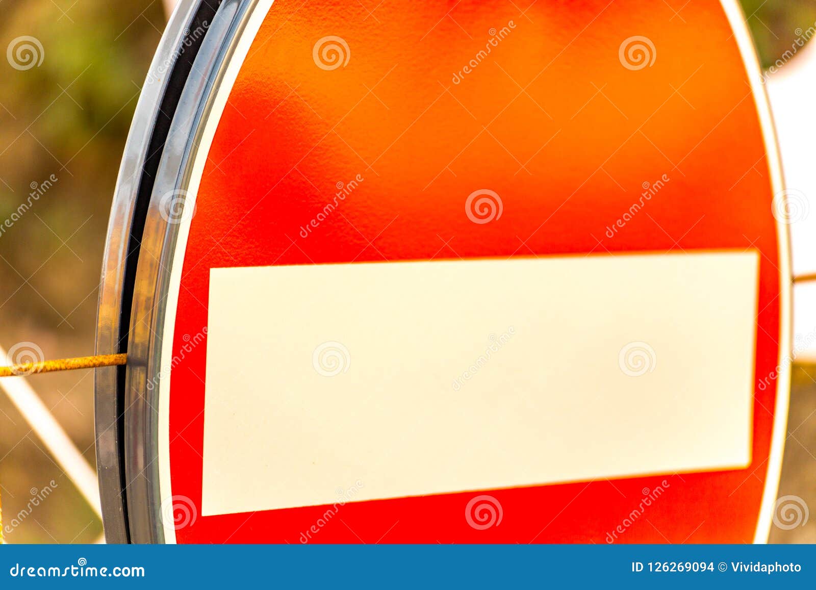 No access road sign stock photo. Image of closeup, italy - 126269094