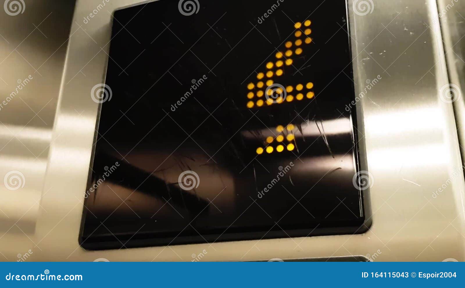 Closeup of Numbers in Elevator from 1 To 4 Stock Video - Video of ...