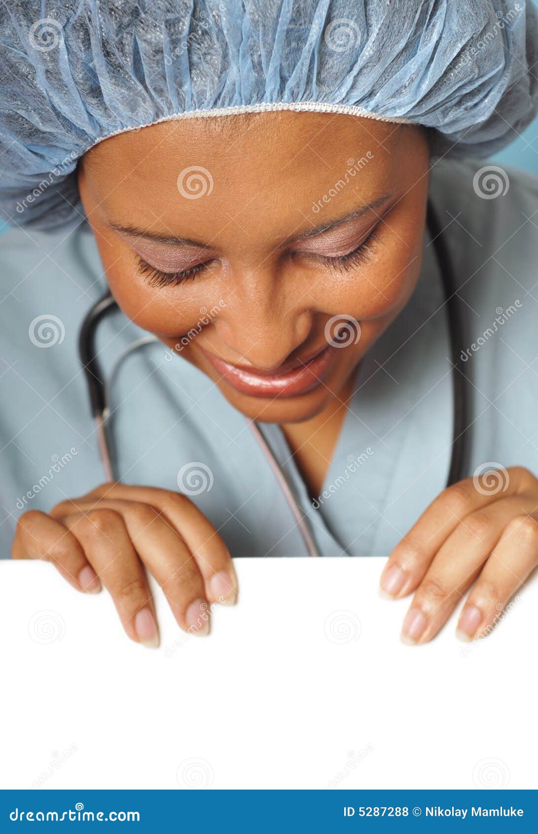 Closeup of Nurse with Copy Space Stock Photo - Image of hospital ...