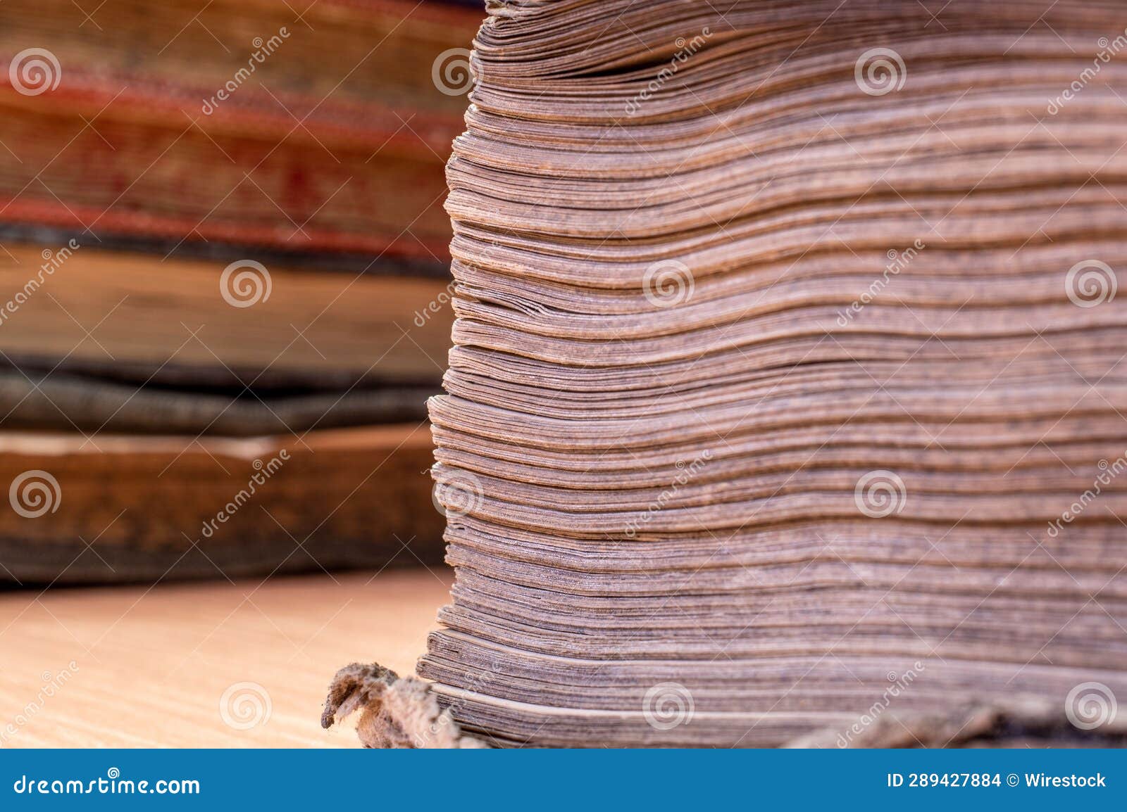 Closeup of Old Book Cards As Background Stock Photo - Image of aged ...