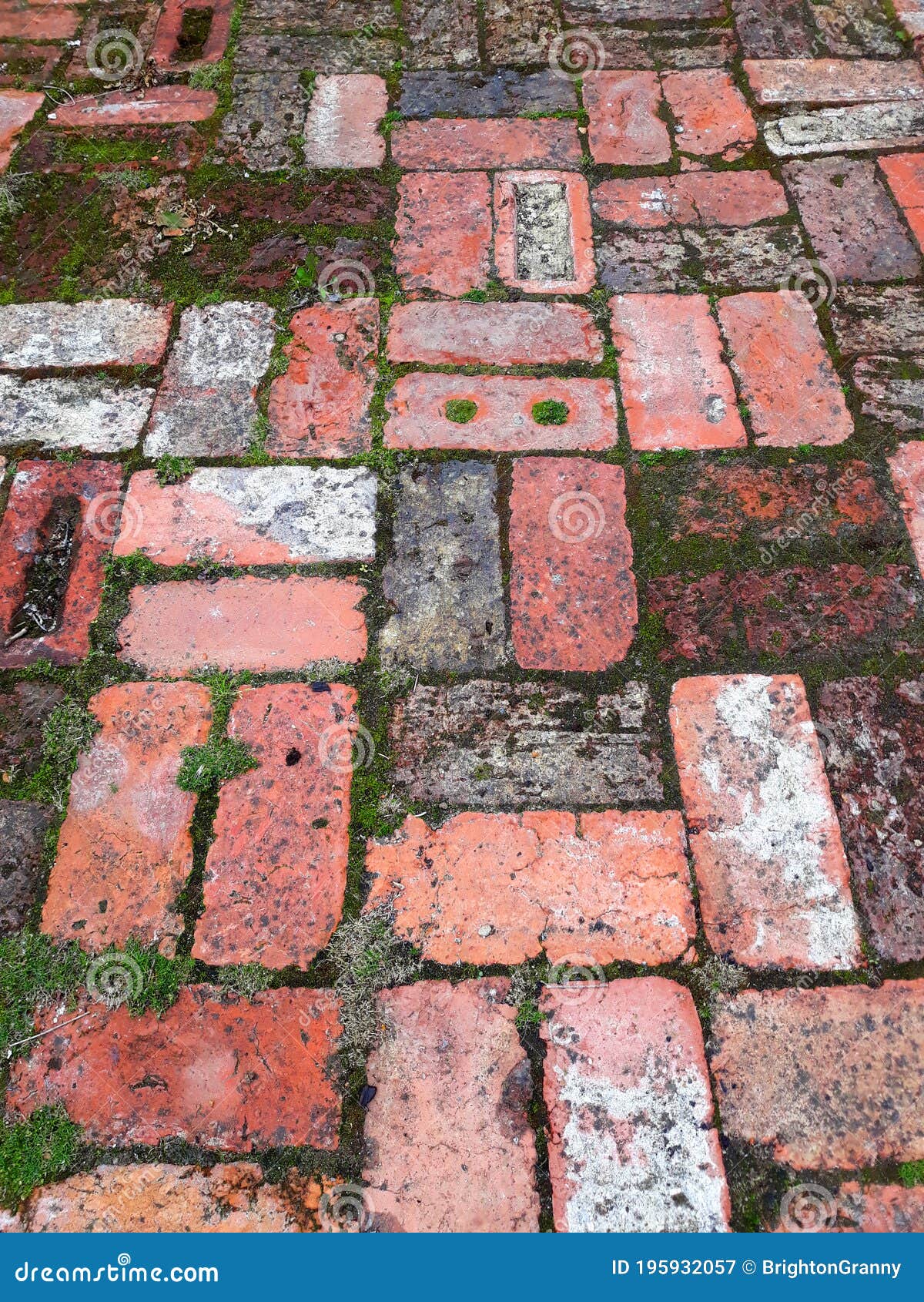 The Brick Foot Path Background. Stock Photo | CartoonDealer.com #90817272