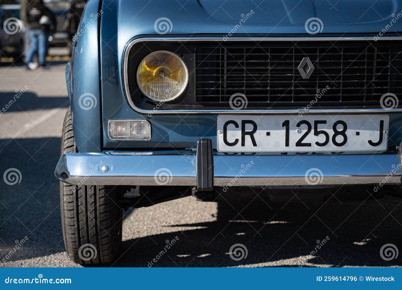 Old Blue Renault Alpine A110,car Exhibited At The Tour De France In ...