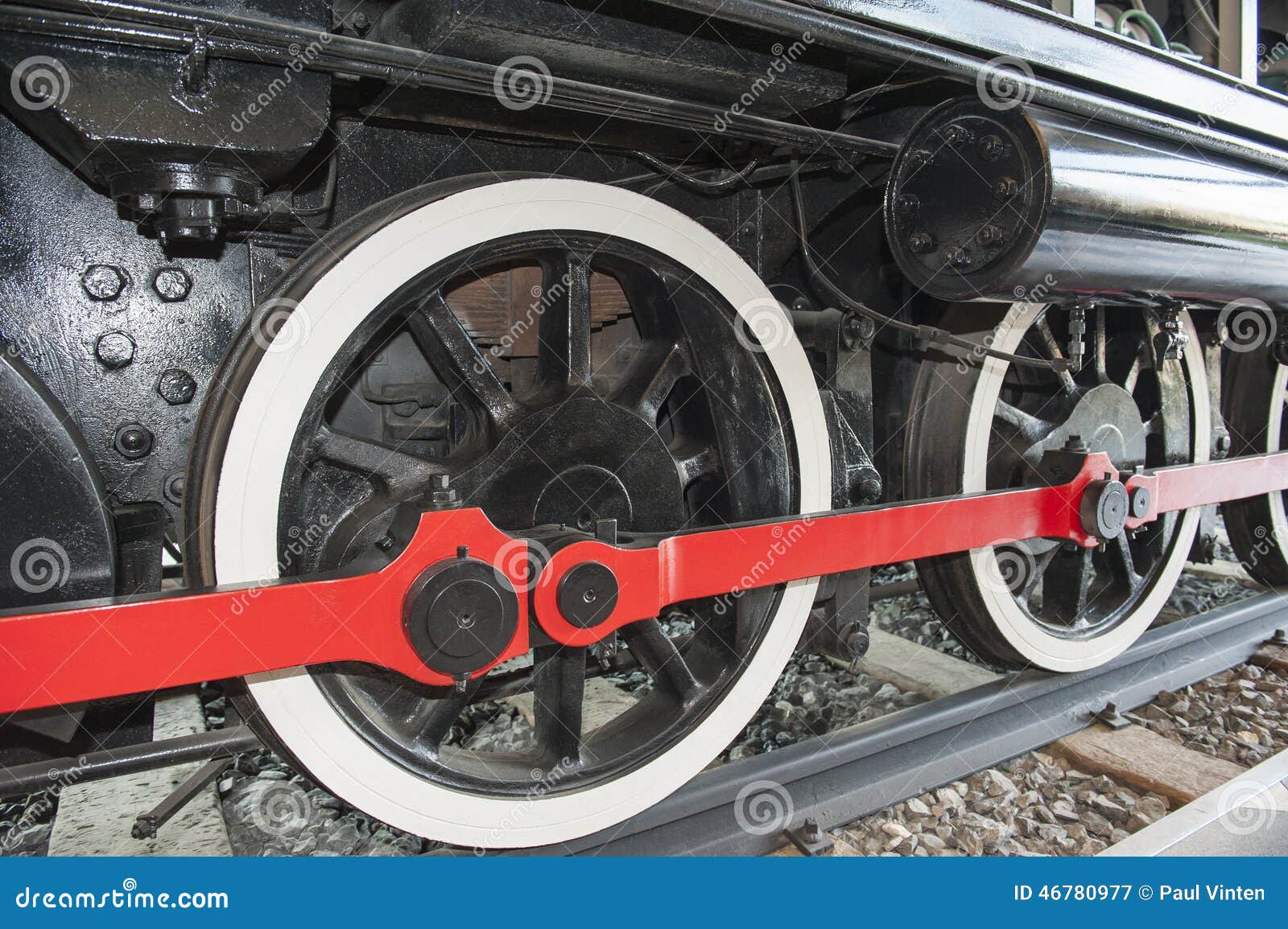 Closeup of Old Railway Train Wheels Stock Image - Image of white ...