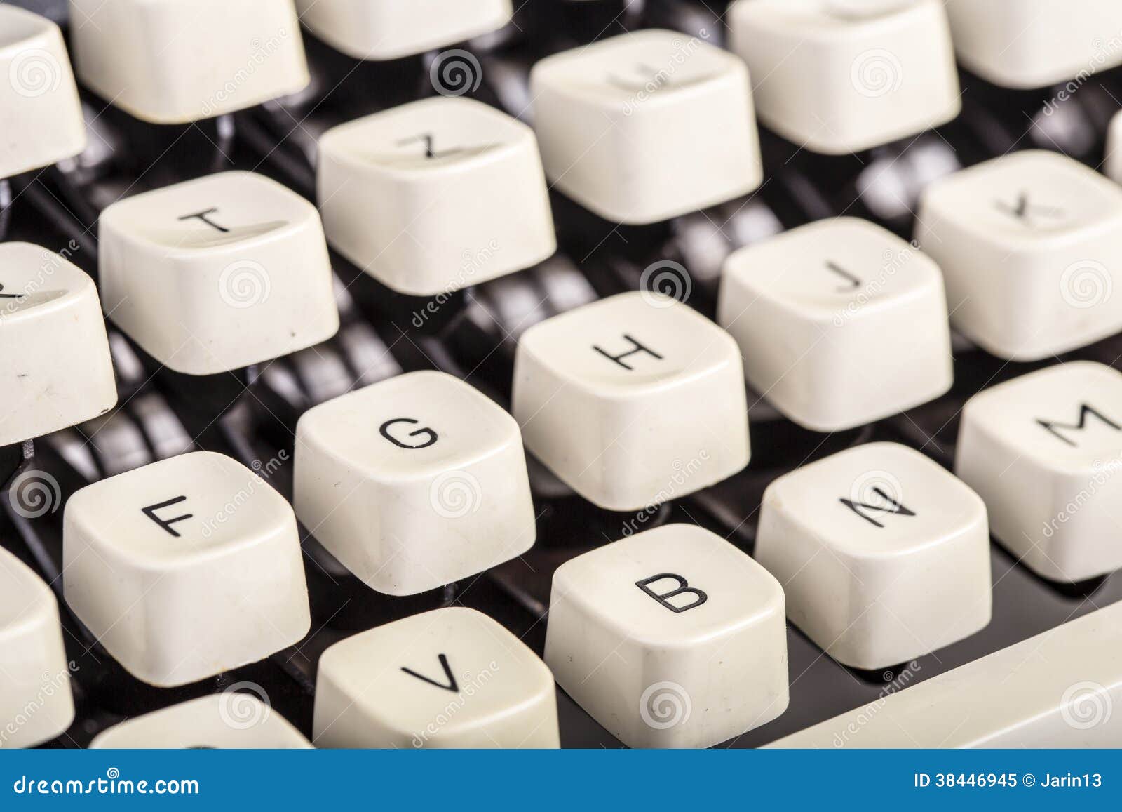 Closeup of Old Typewriter Letters Stock Image - Image of office ...