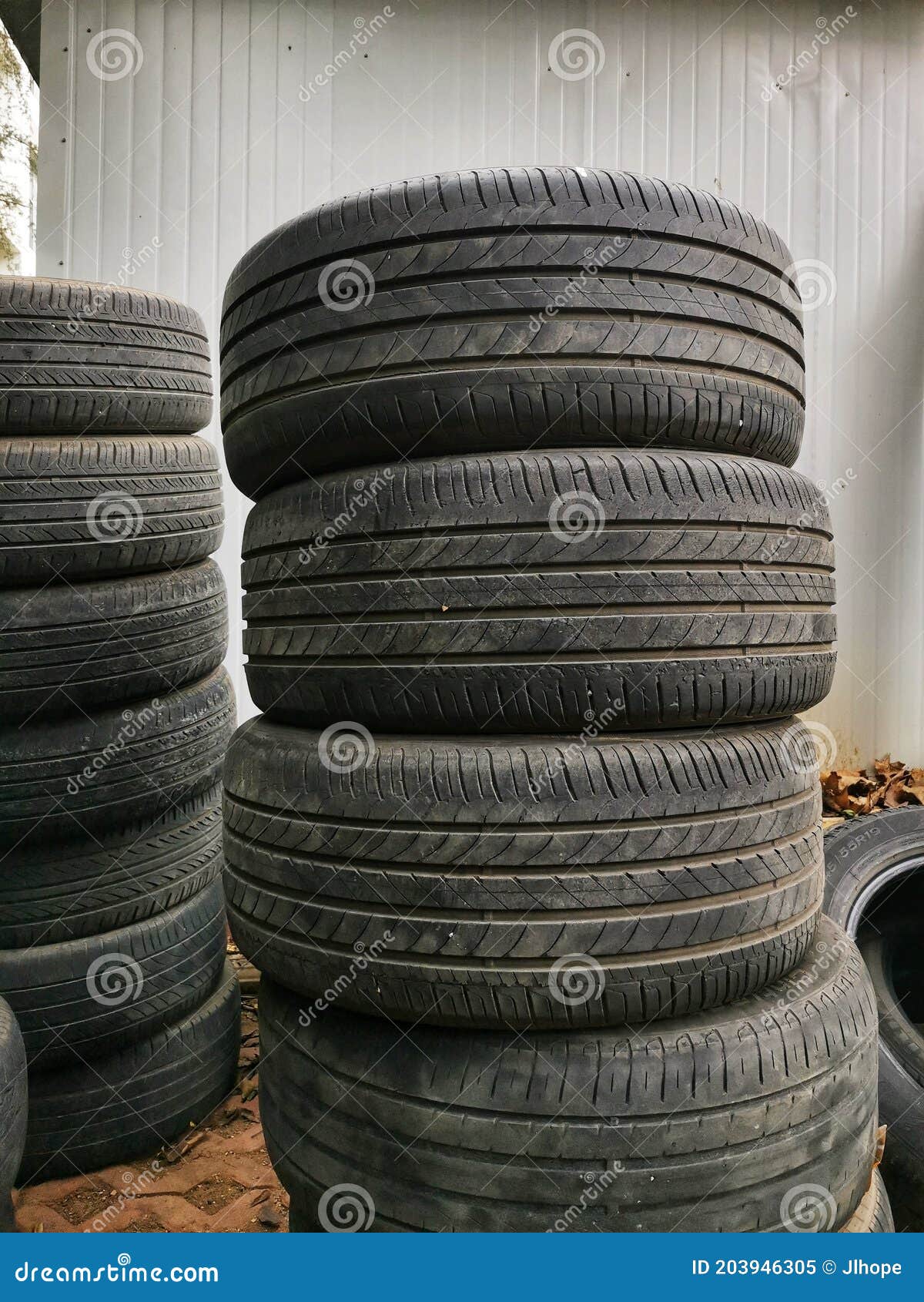 Old tyres stock image. Image of tools, objects, transportation - 203946305