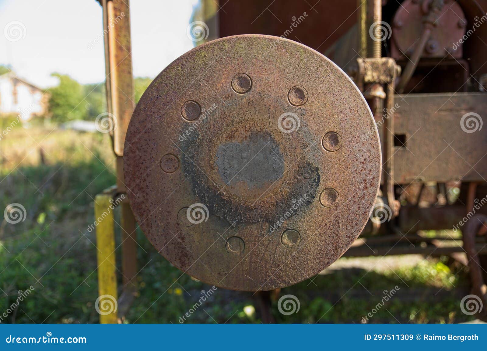 Front train bumper. stock image. Image of locomotive - 297511309