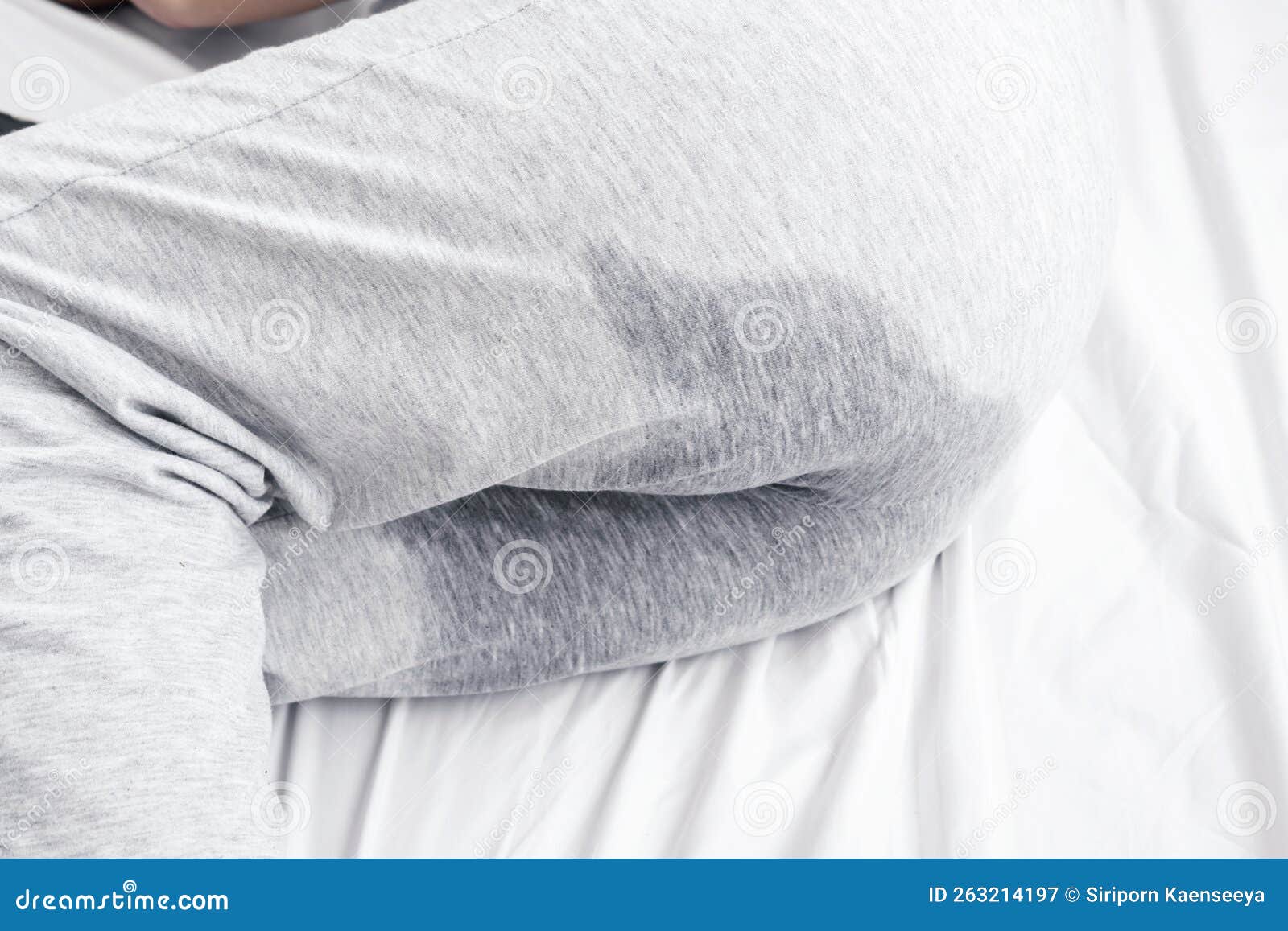 Old Woman Have Stress Urinary Incontinence Can`t Control Her Pee With