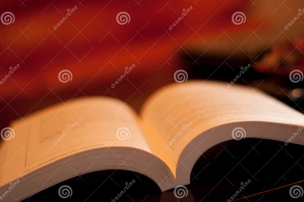 Open paperback book stock photo. Image of details, literature - 12768892