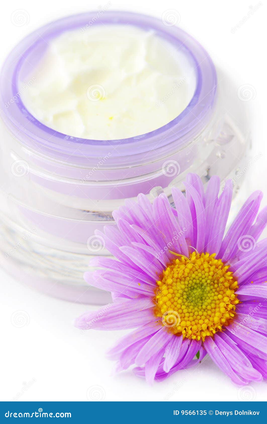 Closeup of Open Container of Cosmetic Cream Stock Image - Image of ...