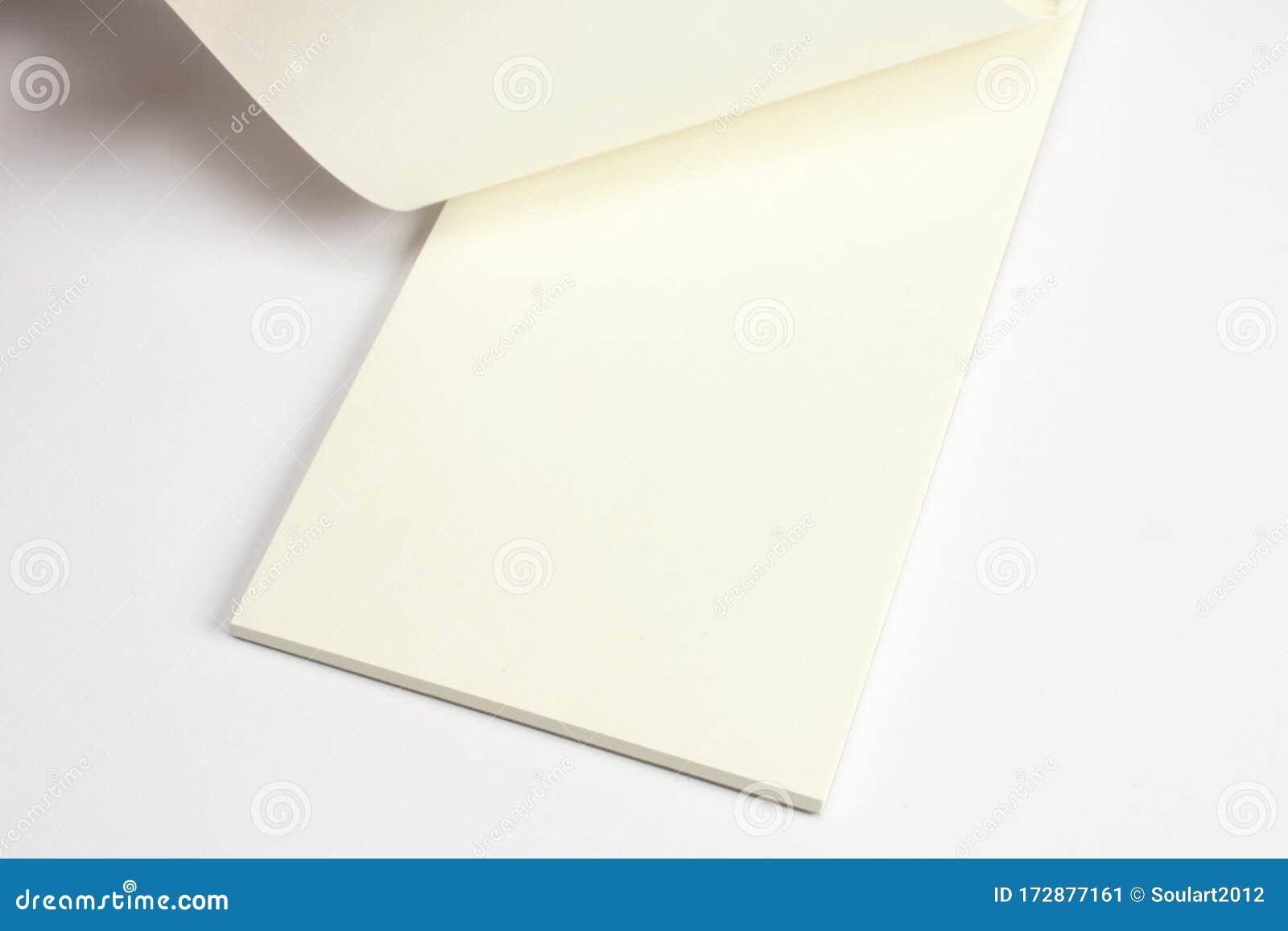 Closeup of Opened Diary with Blank Pages Isolated on White Stock Image ...
