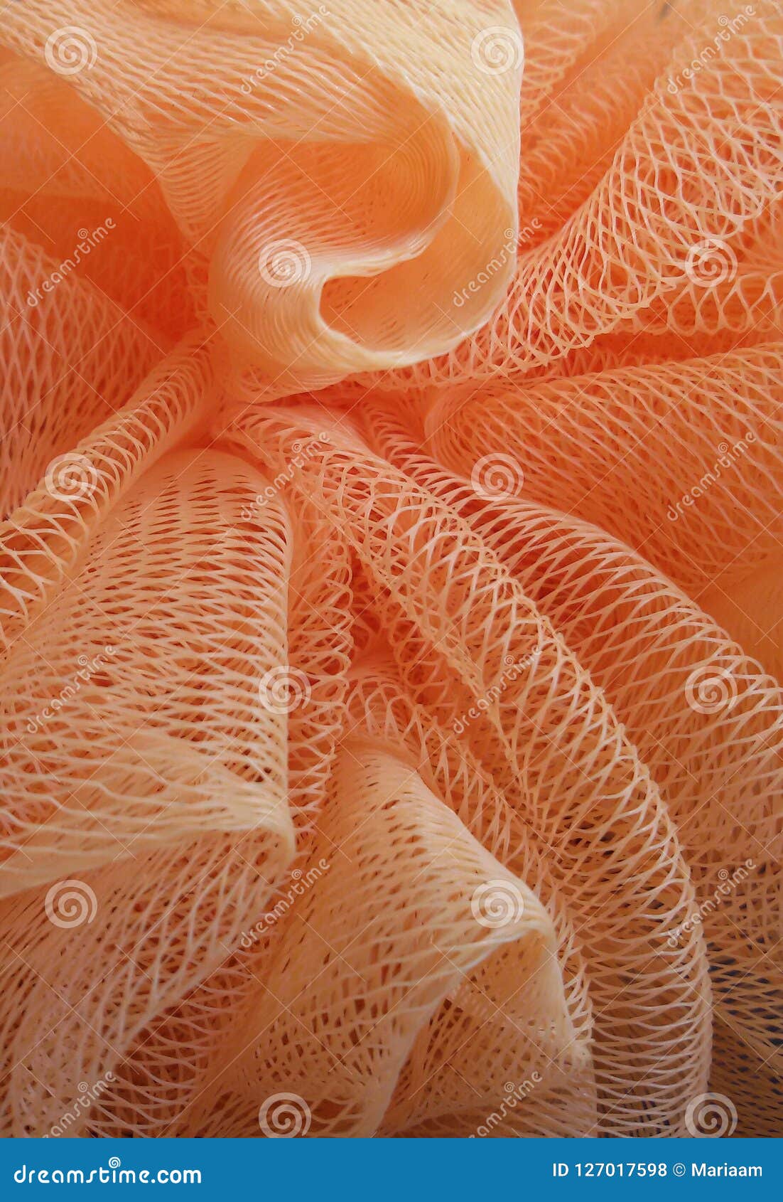 Orange Bath Sponge Texture. Closeup of a Bath Sponge. Stock Photo ...