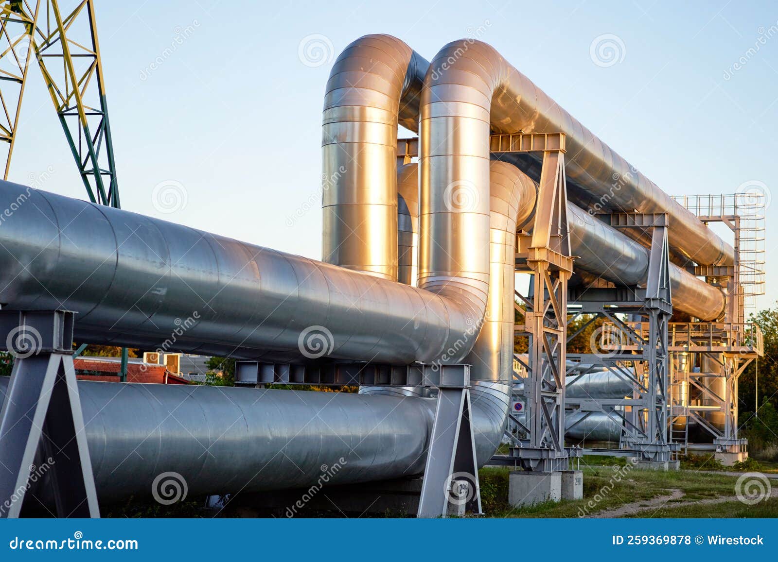 Closeup of Overground Heat Pipes Stock Photo - Image of closeup ...