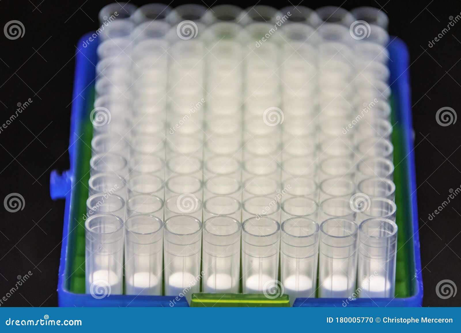 Closeup of Box of Pipette Tips Stock Photo - Image of experiment ...