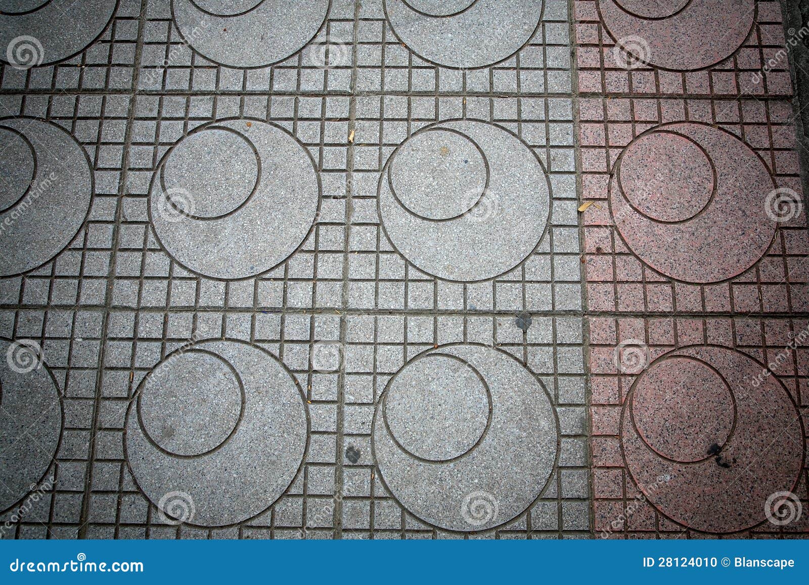 Closeup Pattern on Footpath Stock Photo - Image of radial, exterior ...