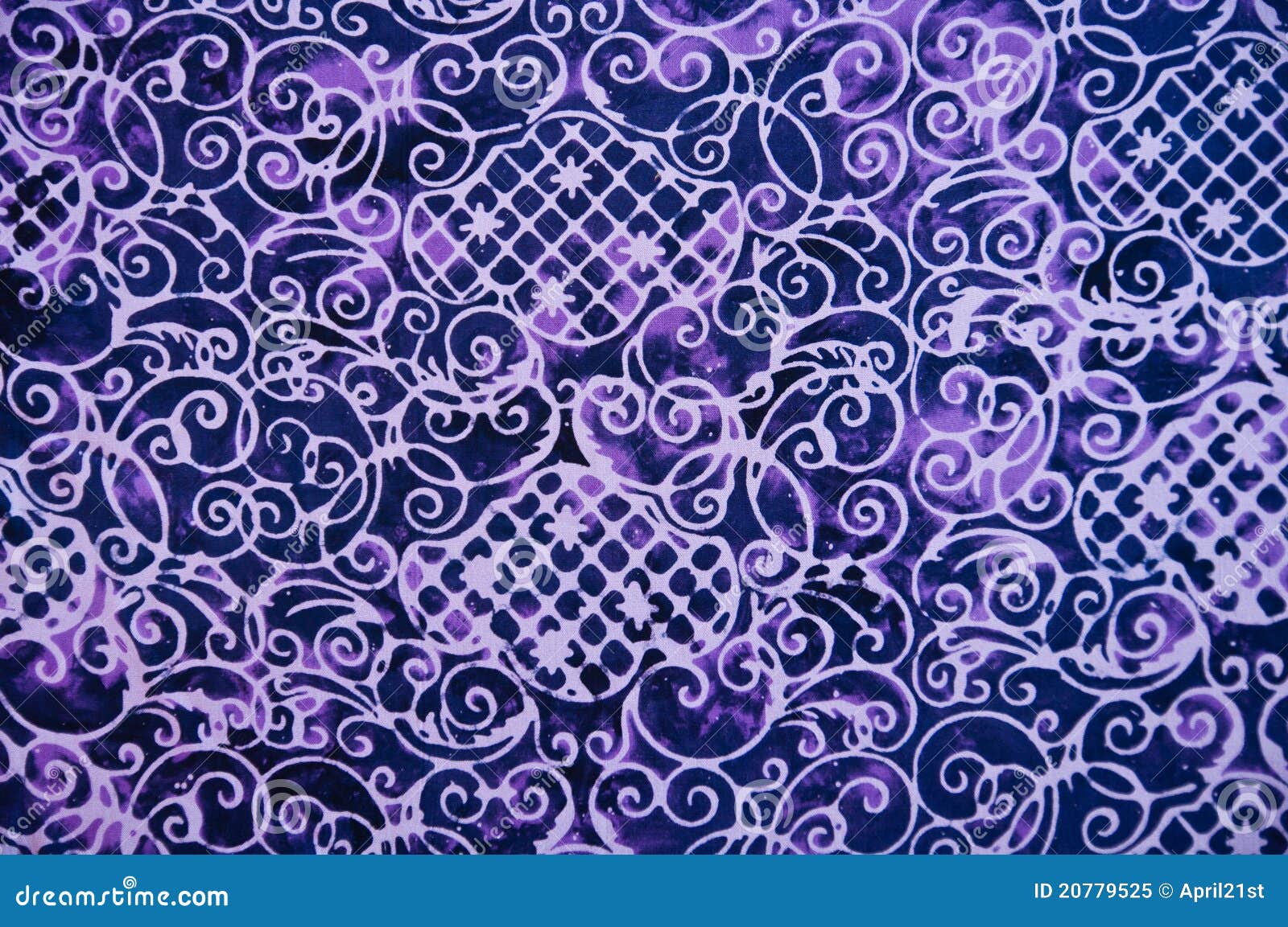 Closeup Pattern Texture of Thai Batic Fabric Stock Image - Image of ...