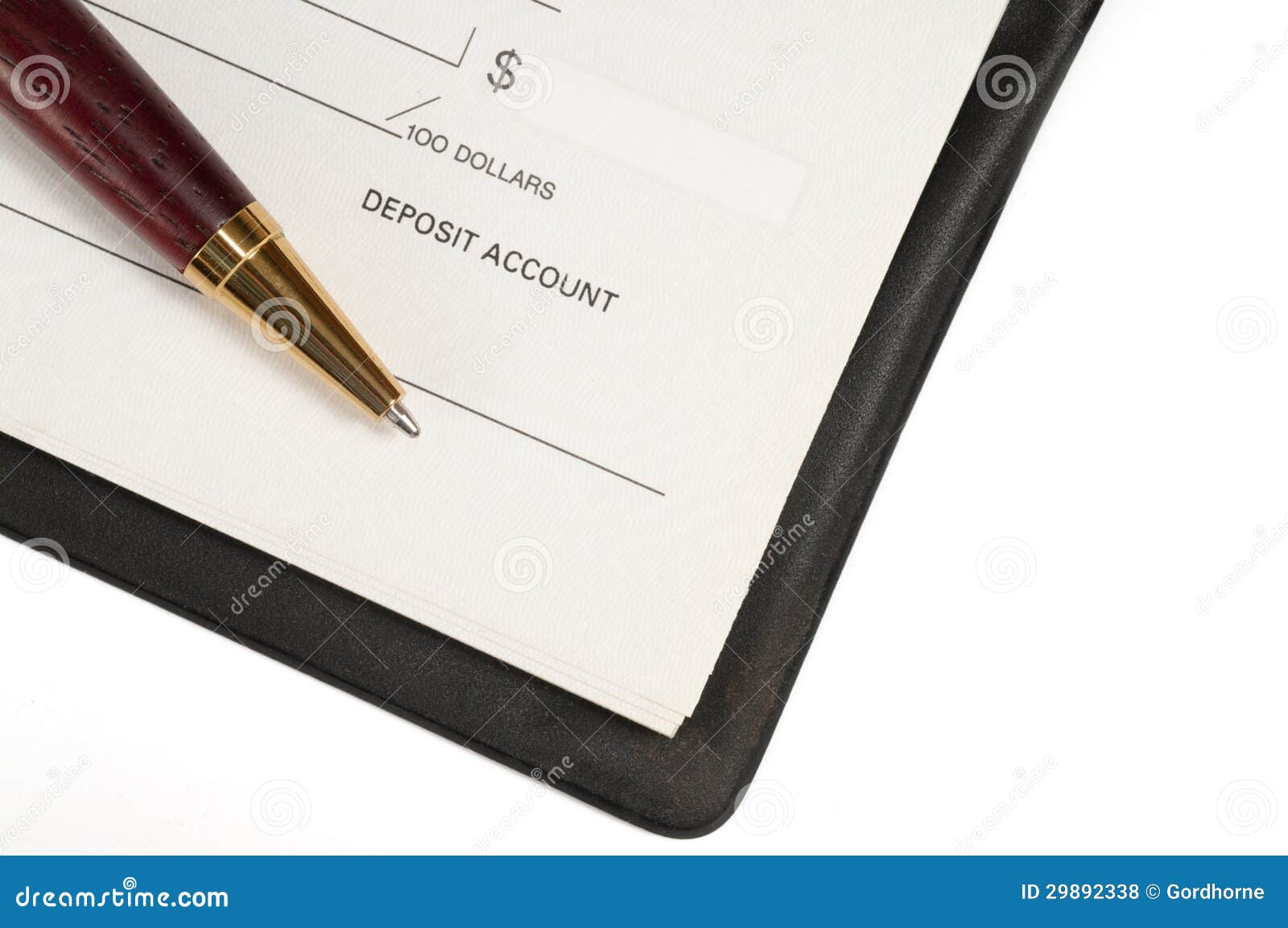 Open Cheque Book stock photo. Image of bank, cheque, dollars - 29892338