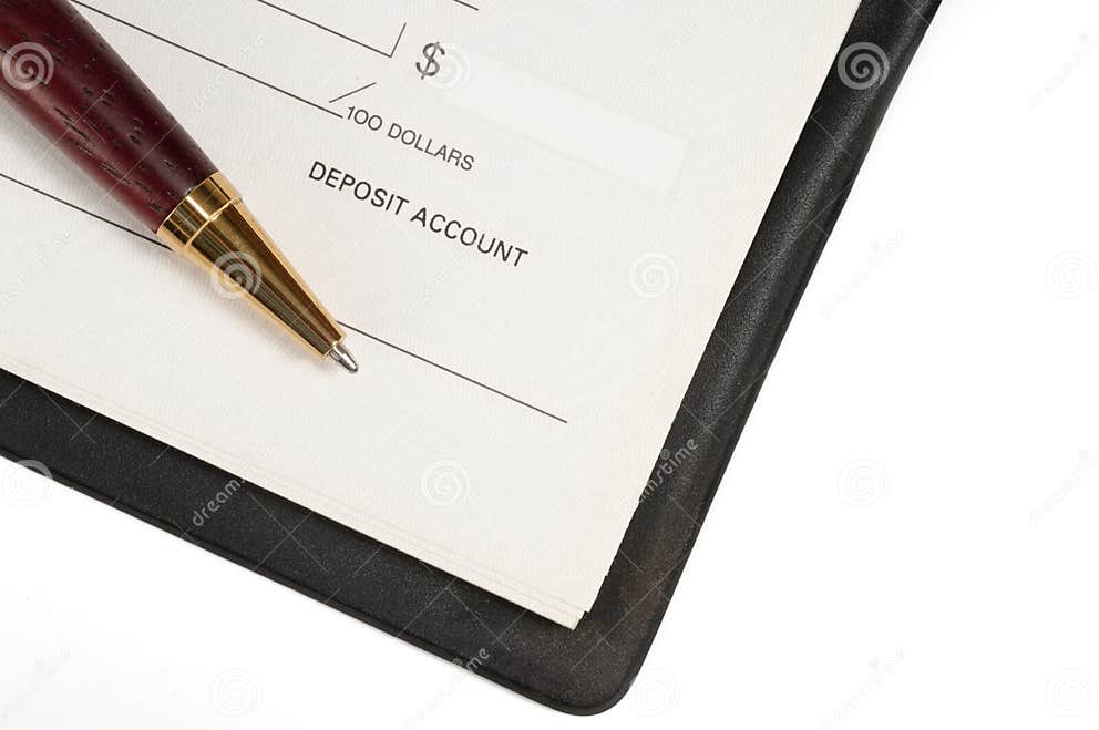 Open Cheque Book stock photo. Image of bank, cheque, dollars - 29892338