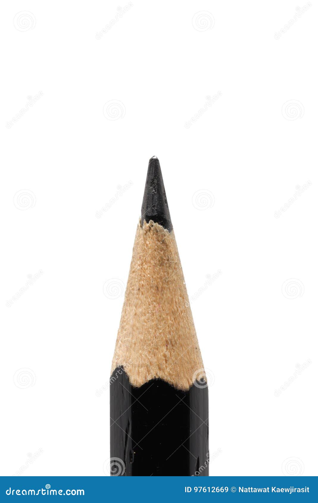 Closeup of Pencil Point Isolated Stock Image - Image of paper, graphite ...