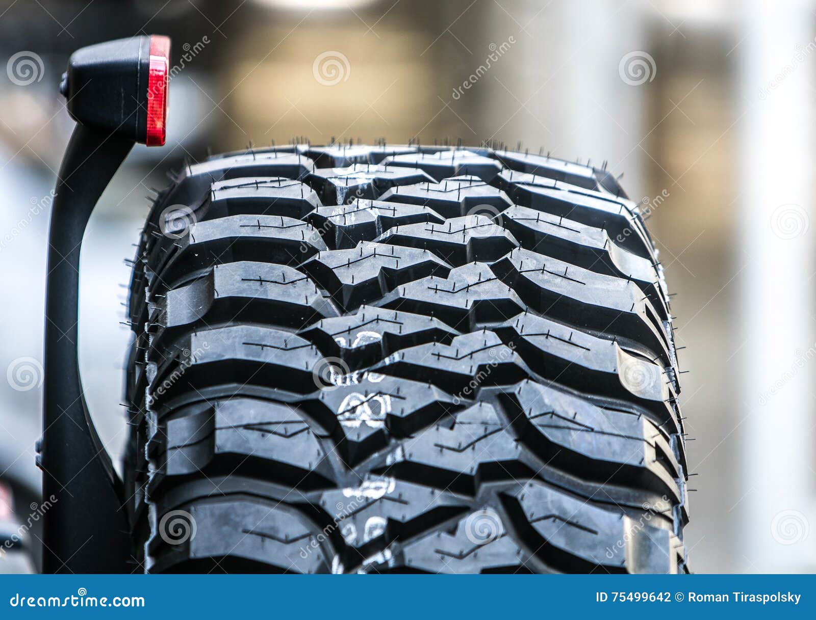 A Closeup of a Performance Tire Stock Photo - Image of macro, heavy ...