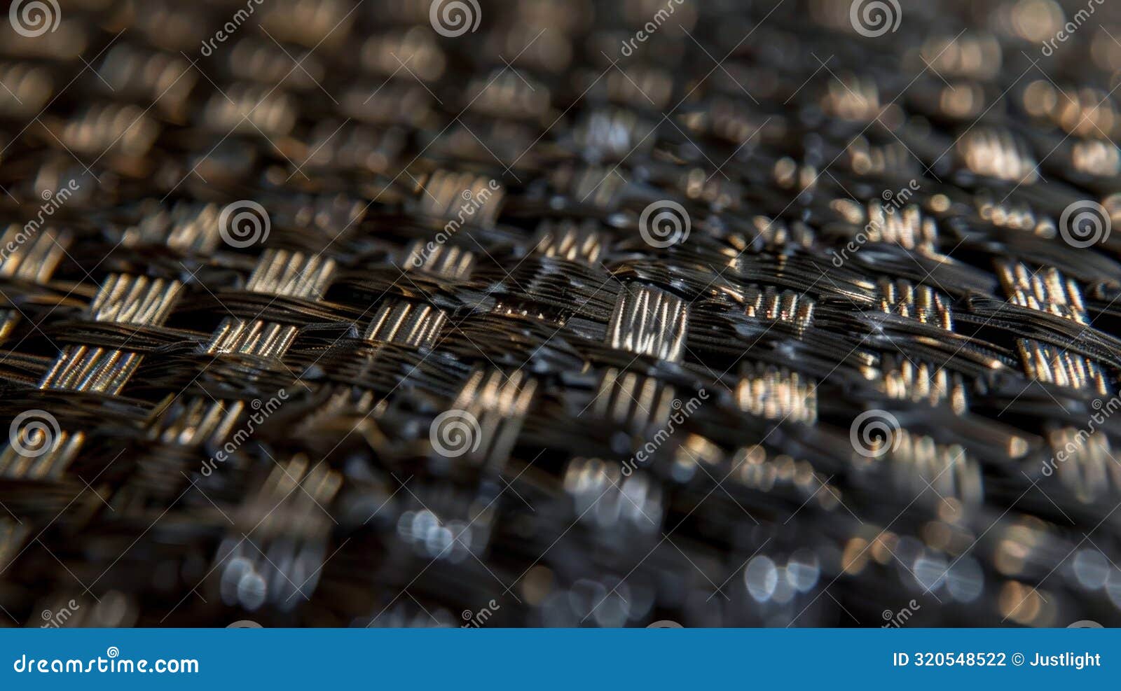 From a Closeup Perspective the Dense and Intricate Weave of Textured ...