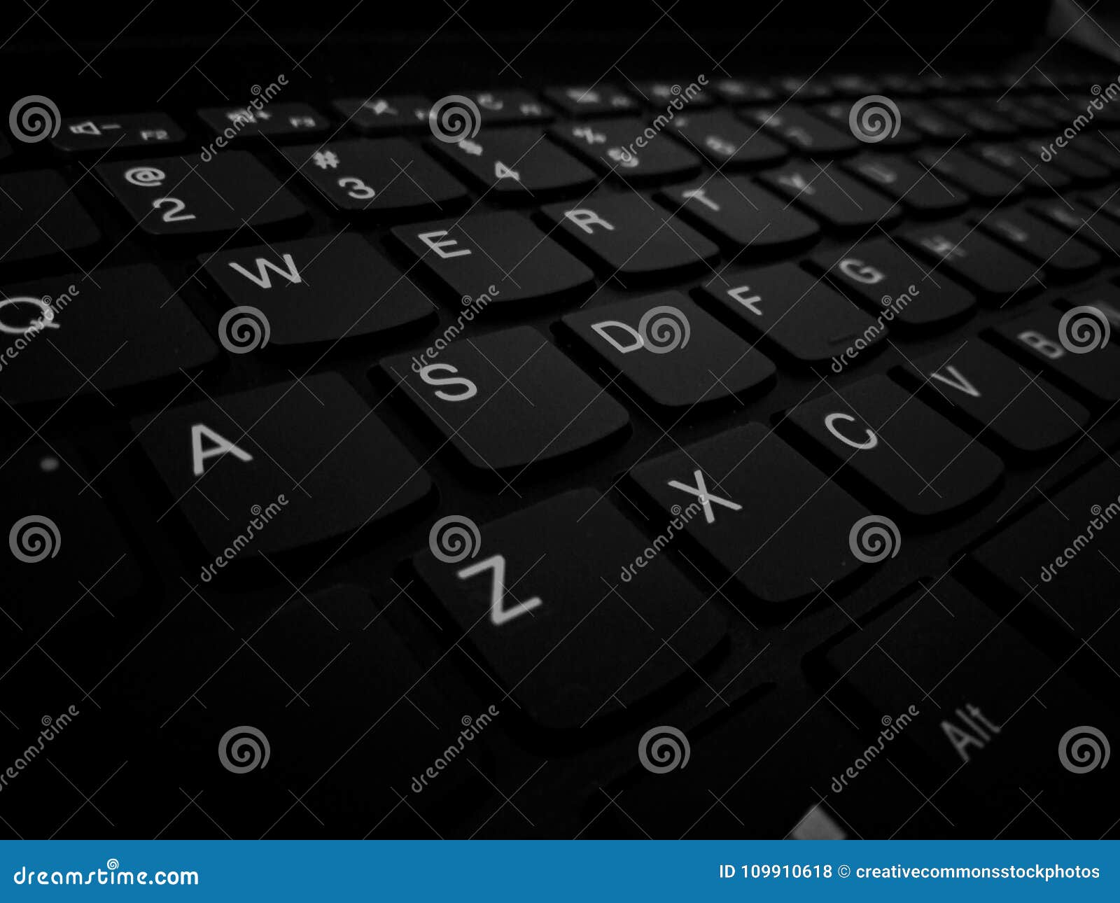 Closeup Photo Of Black Computer Keyboard's Left Side Keys Picture ...