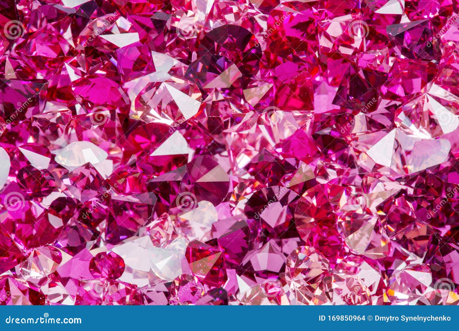 Closeup Photo of Many Small Ruby and Diamond Stones, Luxury Background ...