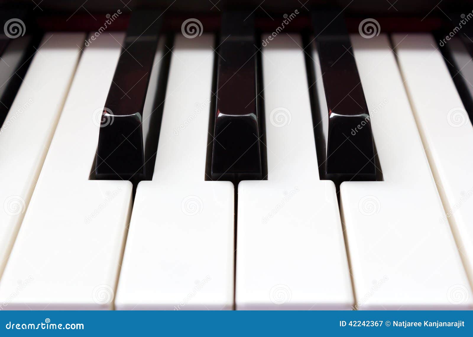 Closeup piano keyboard stock image. Image of macro, white - 42242367