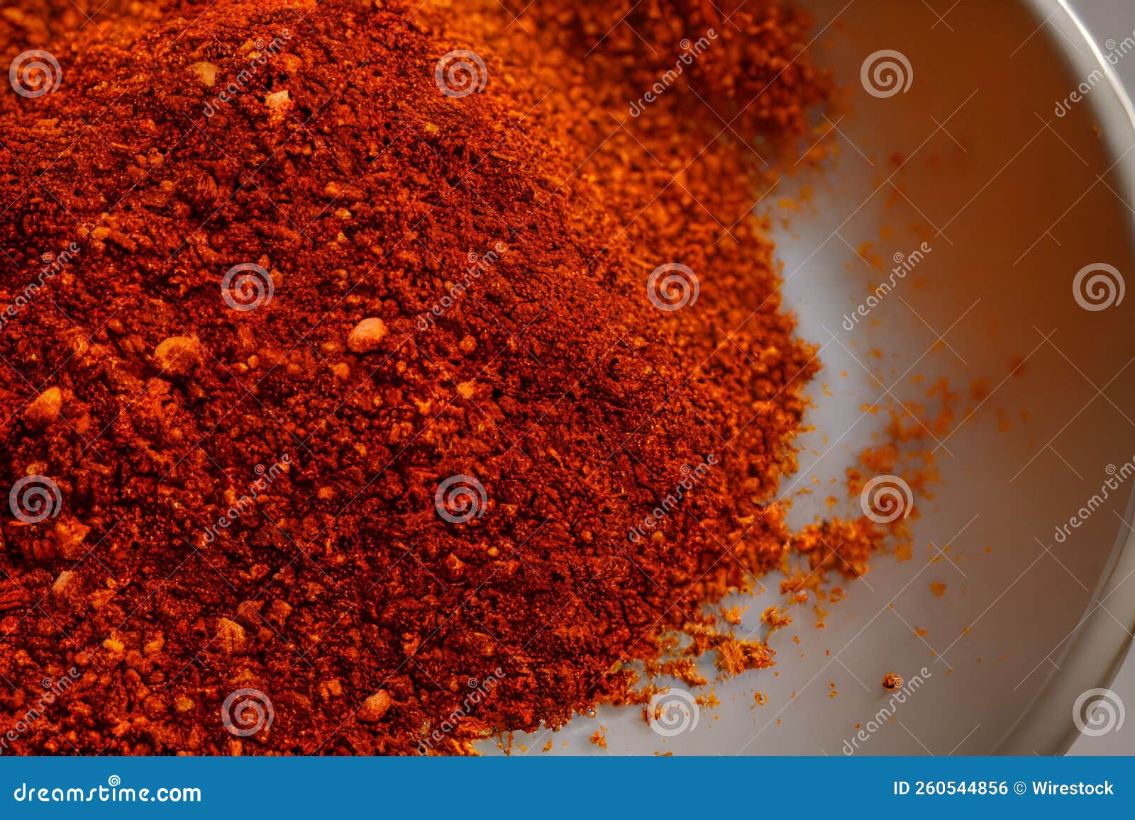 Closeup of Pile of Spice on the Table Under Lights Stock Photo - Image ...