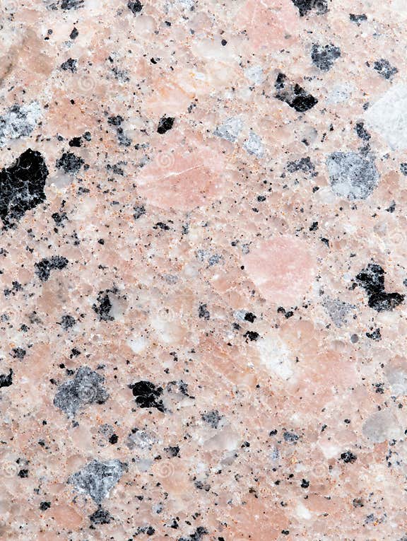 Closeup of Pink and Gray Granite Texture Stock Illustration ...