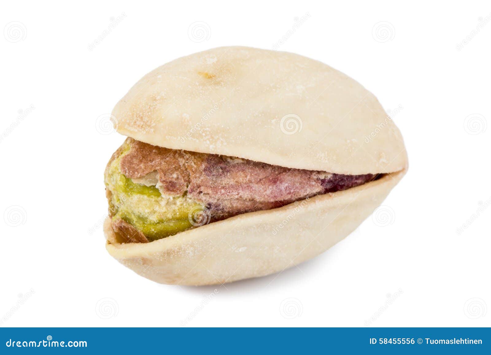 Closeup of a Pistachio Seed with Shell Stock Photo - Image of shadow ...