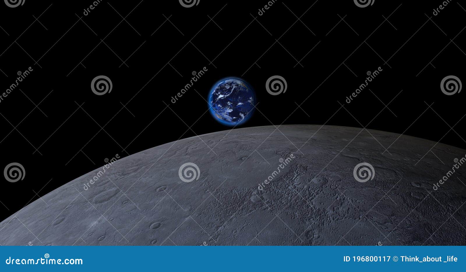 Closeup Planet Earth From Space. Over 4k Resolution 3d Rendered Planet ...