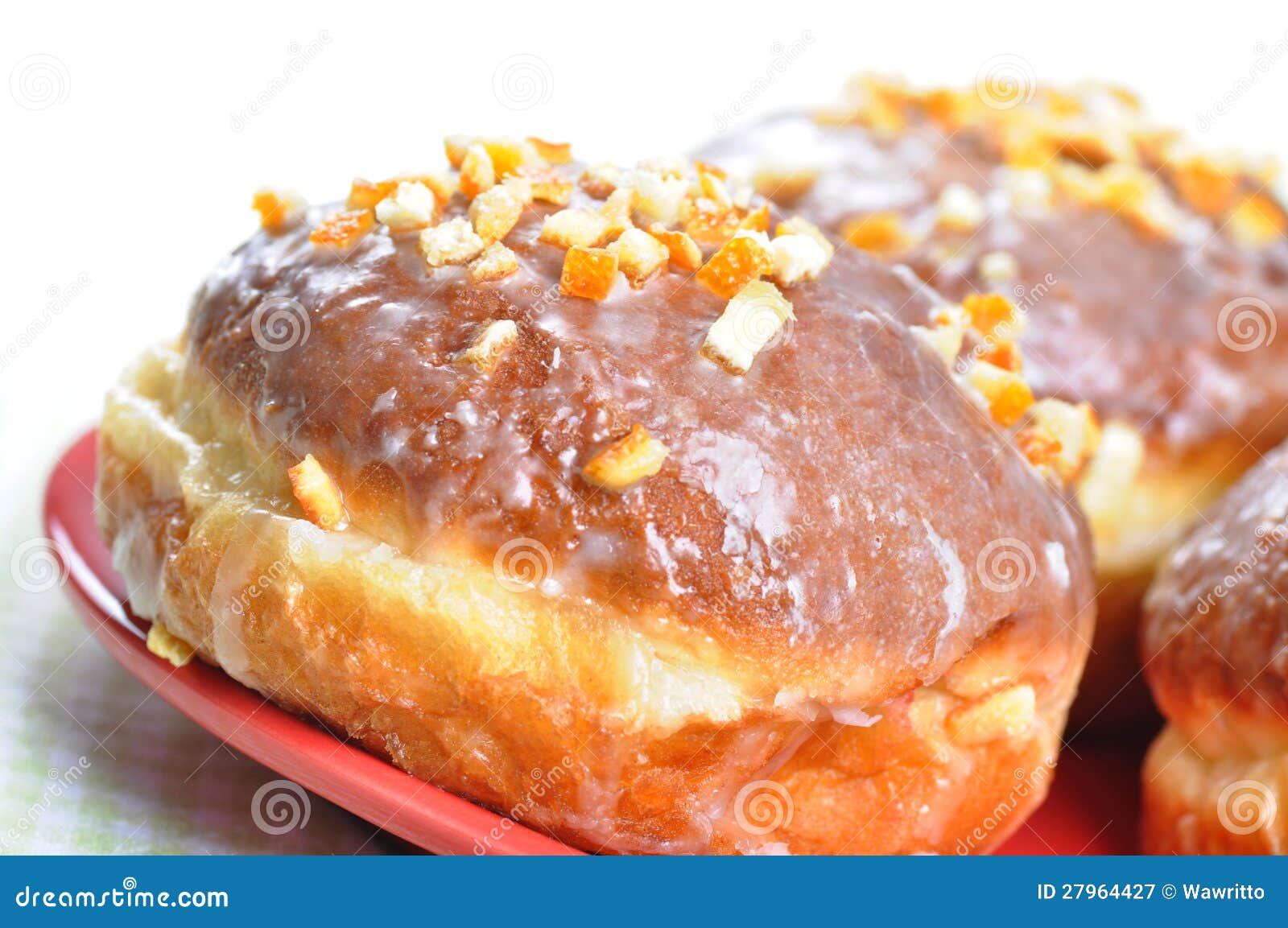 Closeup of polish donuts. stock image. Image of doughnut - 27964427