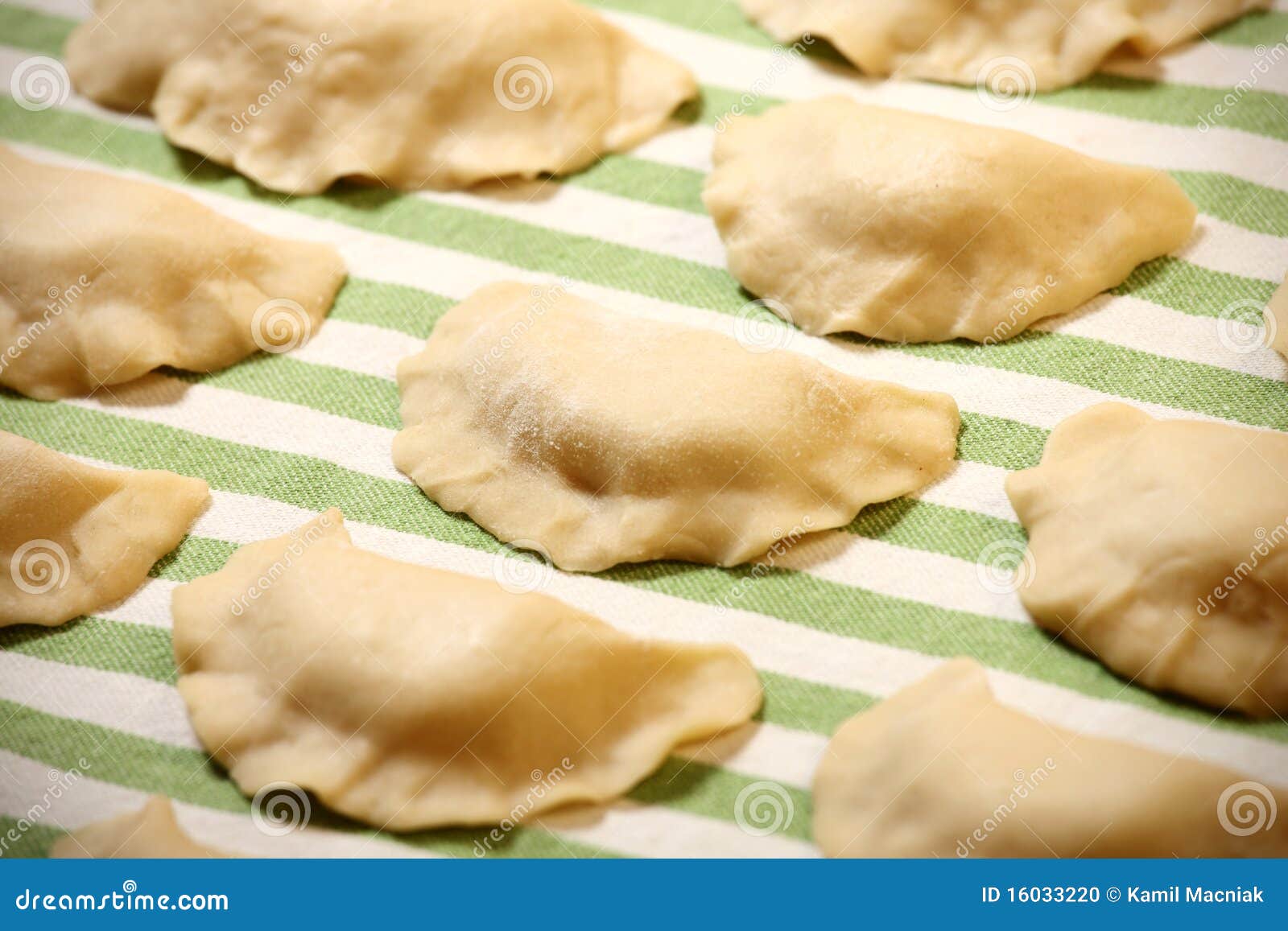 Closeup of Polish pierogi stock photo. Image of recipe - 16033220