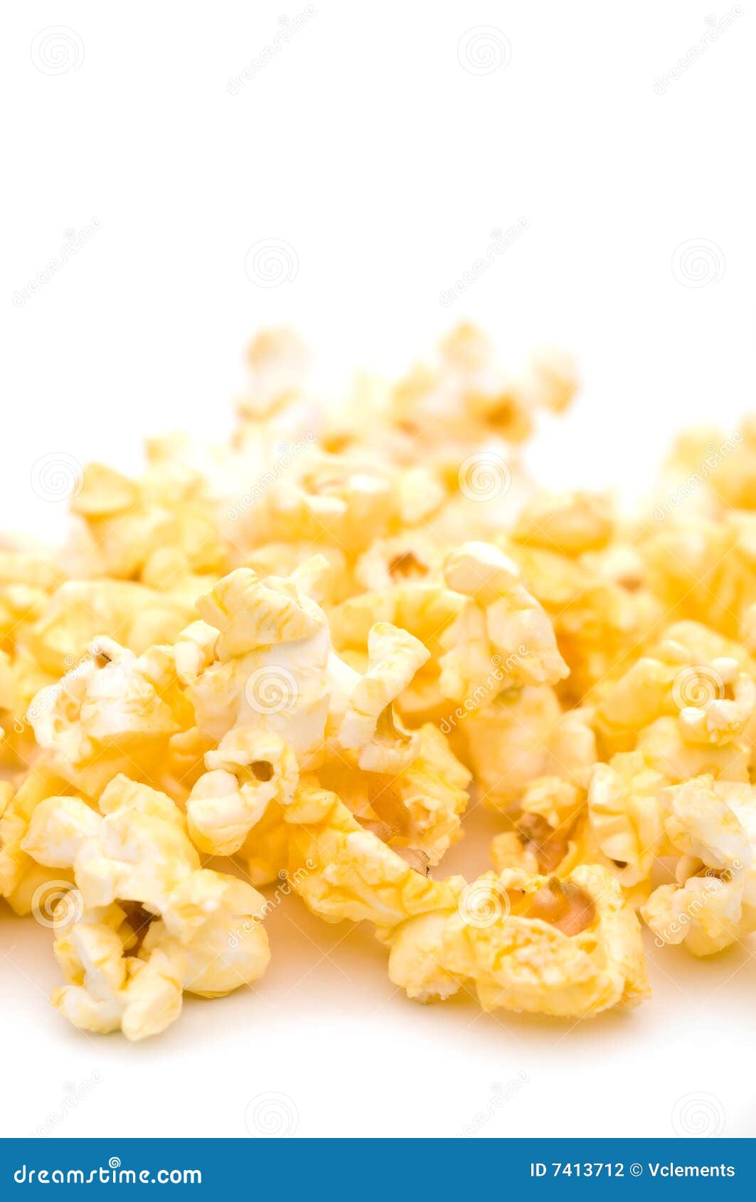 Closeup of popcorn stock photo. Image of snack, closeup - 7413712
